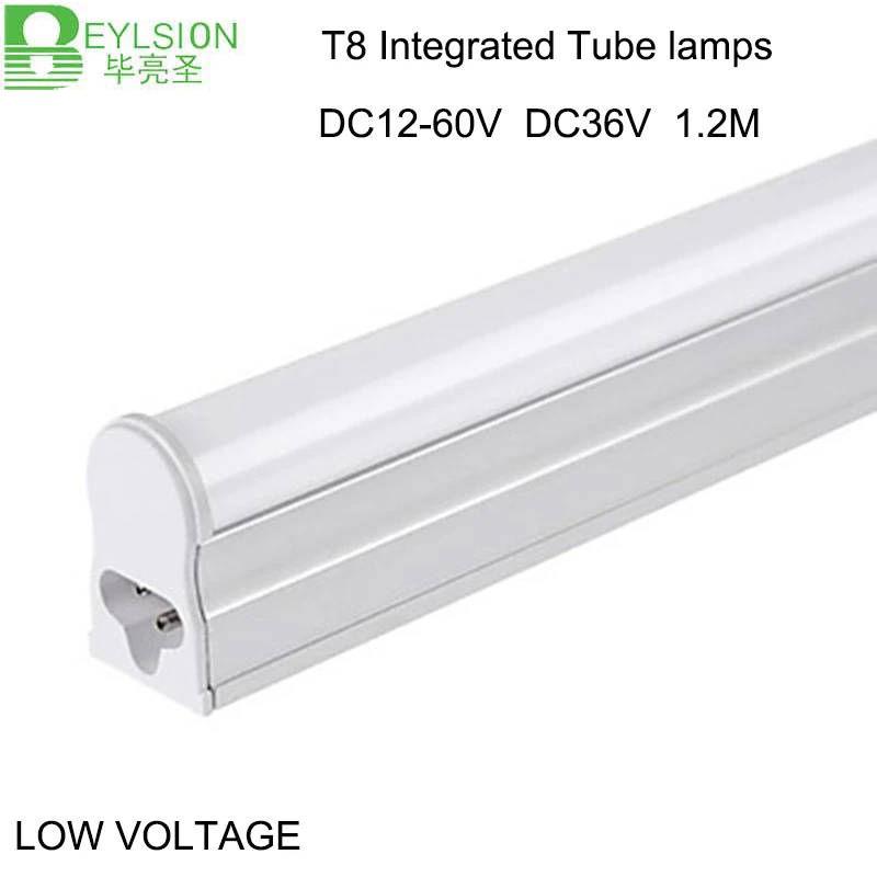 12V led tube 24V tube T8 12 volt 24 volt 18W 1200mm 4ft light solar ...