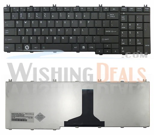NEW US Black Keyboard for Toshiba Satellite L655 S5146 L655 S5147 L655 ...
