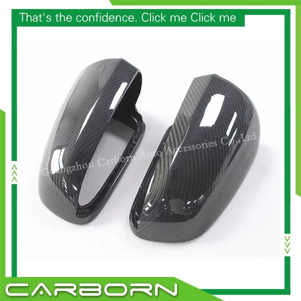 For Audi A4 B7 Replacement Style Carbon Fiber Mirror Cover Body Side For Audi A4 B7 Replacement Style Carbon Fiber Mirror Cover Body Side