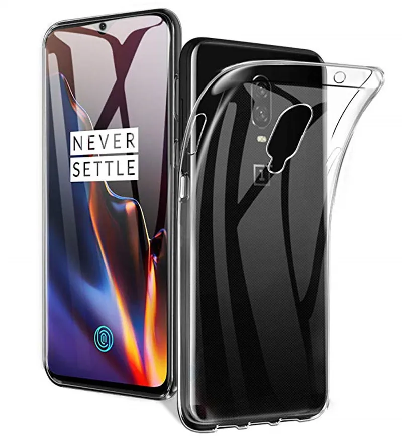 Soft Transparent Tpu Silicone Case For Oneplus 7 Pro Back Cover 6.67 ...