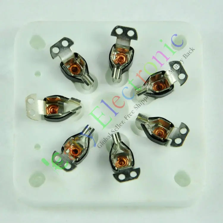 Wholesale And Retail 4pc 7pin Silver Ceramic Vacuum Tube Socket Amps ...