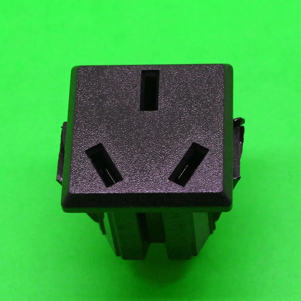 1x Copper AC Power Socket Industrial Socket National Standards 3 Socket 1x-copper-ac-power-socket-industrial-socket-national-standards-3-socket