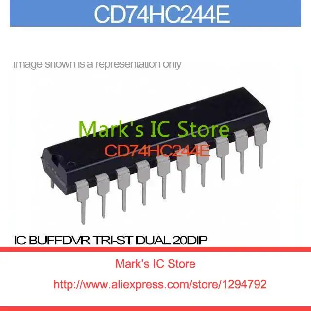 CD74HC244E ic buffdvr 트리 듀얼 20dip CD74HC24 74HC2 CD74HC 74HC24 CD74H ...