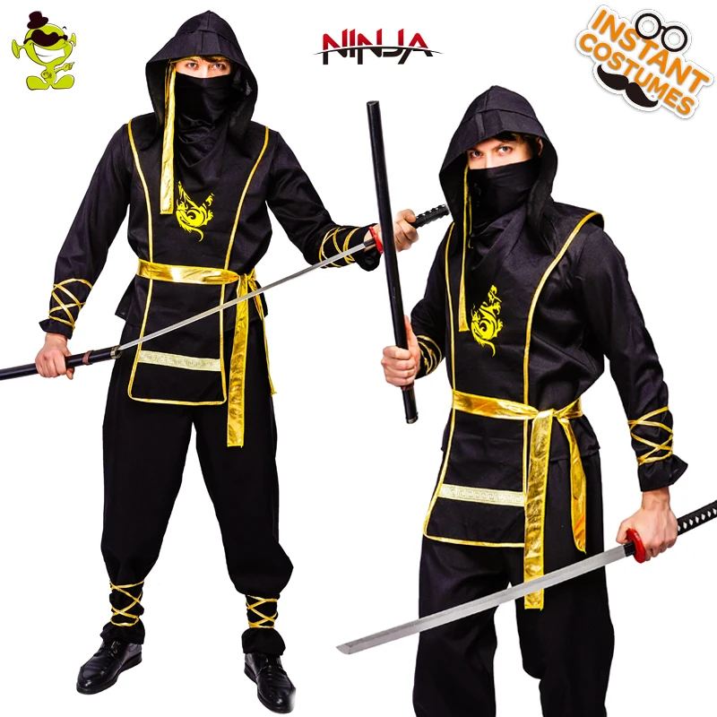 Disfraz de Ninja para hombre adulto, traje de Cosplay para fiesta de ...