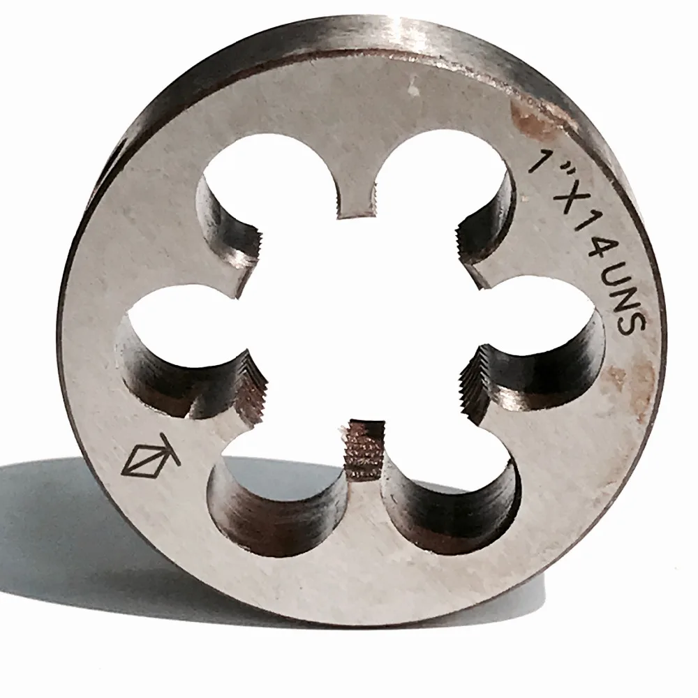 Free shipping of 1PC Alloy steel made UNS 1" 14 manual threading die ...