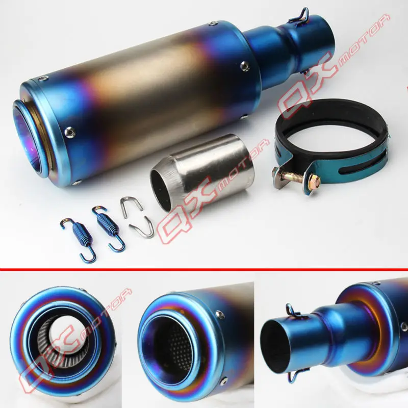 Aliexpress.com : Buy 51mm colour titanium Stainless steel motorcycle ...