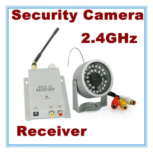 2.4GHz Wireless Night Vision Color Security CCTV Camera Receiver Set ...