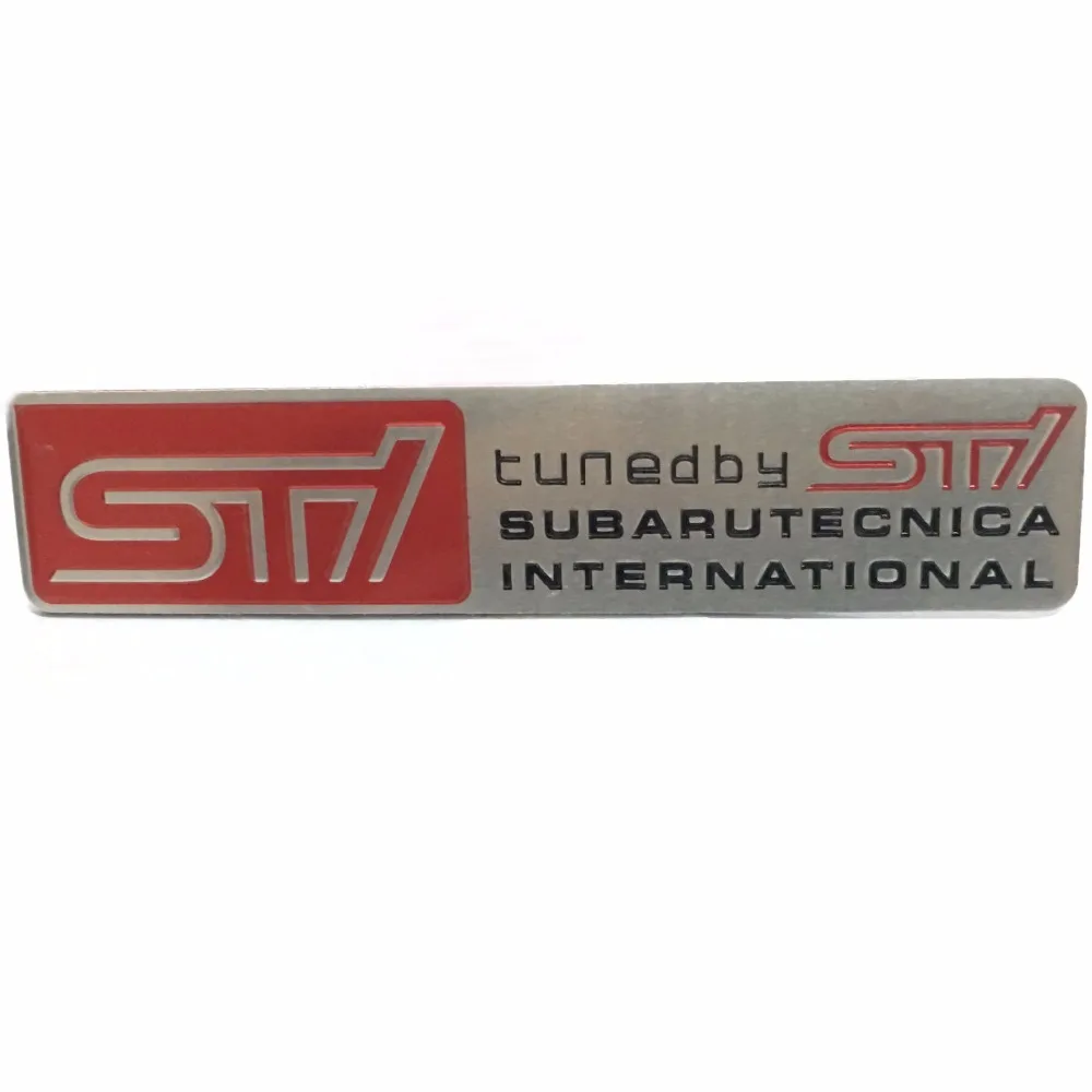 12cm Car Sticker SUBARU WRX STI Auto Body Decal Car Styling Chorme ...