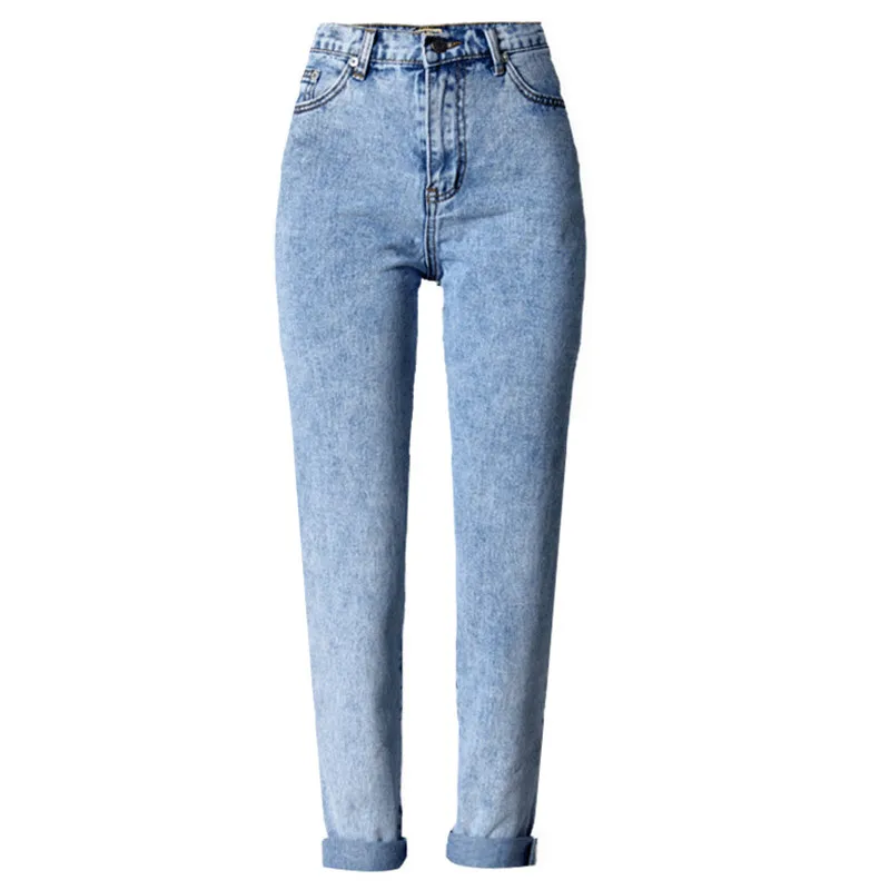Jeans Taille Haute Femme Denim Pantalon 2018 Nouveau Lavage De Neige