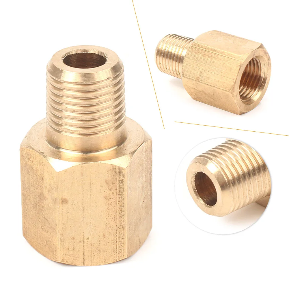 New 1 8 Female BSPT To 1 8 Male NPT Coupling Brass Pipe Fitting Gauge New 1 8 Female BSPT To 1 8 Male NPT Coupling Brass Pipe Fitting Gauge