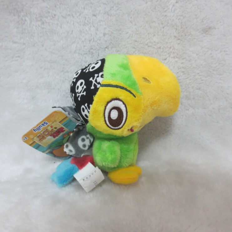 Original Jake and the Neverland Pirates Toys Plush Skully Parrot Birds ...