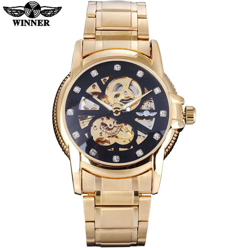 WINNER New Arrival Men Watches Skeleton Design Automatic Self Wind ...