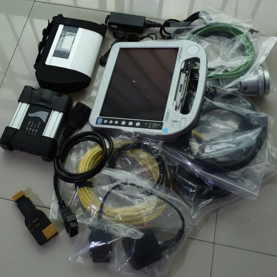 Star Diagnosis Compact 4 Mb c4 for Bmw Icom Next 2in1 Laptop CF h2 ...