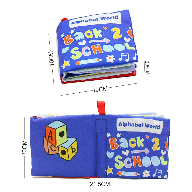 SALE Hot Cartoon Soft Cloth Book Cute Fruit Style Baby Toys Infant Kids ...