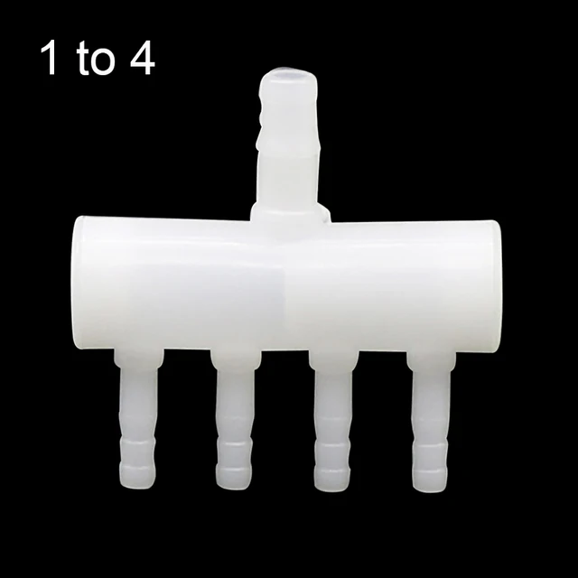 8mm Intake to 4mm Outlet Hose Splitter Fish Tank Fittings Garden Hose ...