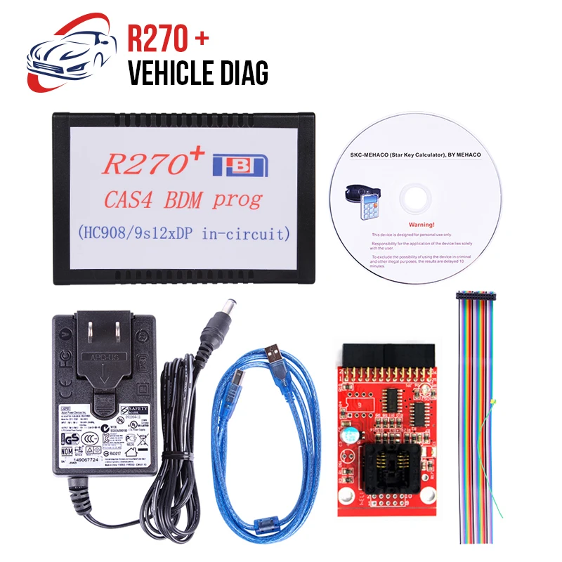 Original OBD2 R270+ V1.20 Auto CAS4 BDM Programmer R270 CAS4 BDM ...