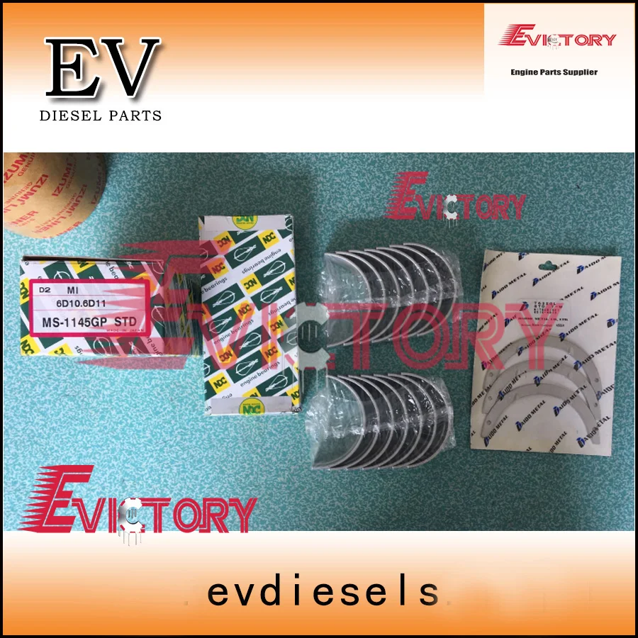 Made In Japan 6d16 6d16t Crankshaft Bearing+con Rod Bearing+trust ...