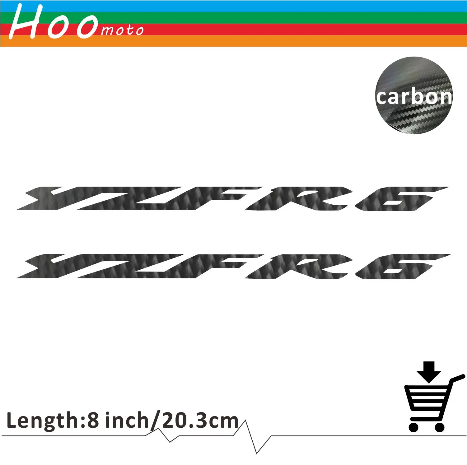 For YAMAHA YZF R6 Motorcycle Sticker Decal Carbon Car Sticker Wheels ...