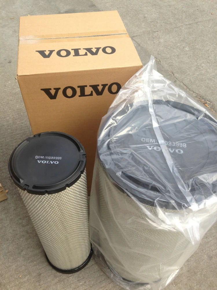 Volvo Escavadeira Ec210 / 240 / 290 / 360 / 460 / 480 Filtro De Ar ...