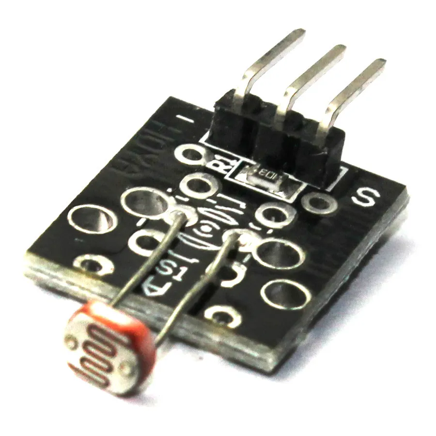 10pcslot Ky 018 3pin Optical Sensitive Resistance Light Detection Photosensitive Sensor Module 