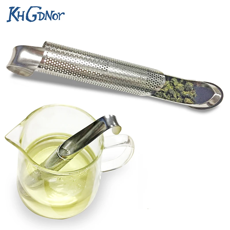 Khgdnor 스테인레스 스틸 차 주전자 주입기 핸들 차 여과기 파이프 구멍 주입기 차 필터 파이프pipe Holepipe Filterpipe Stainless