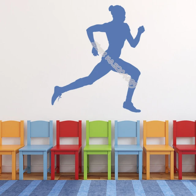 Running Race Stickers