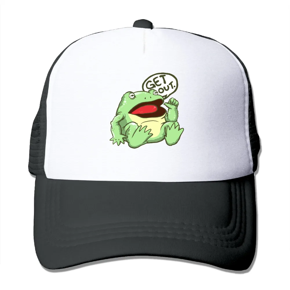 DUTRODU-For-Men-Women-Baseball-caps-Meshback-get-out-something-awful ...