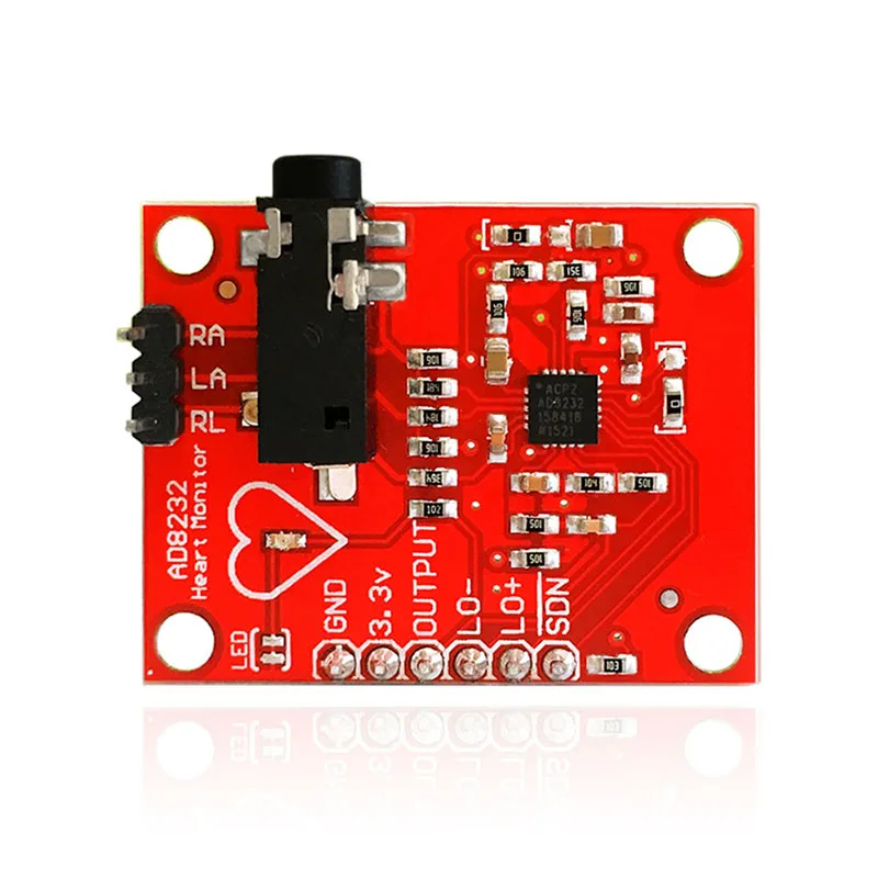 Ecg module AD8232 ecg measurement pulse heart ecg monitoring sensor ...