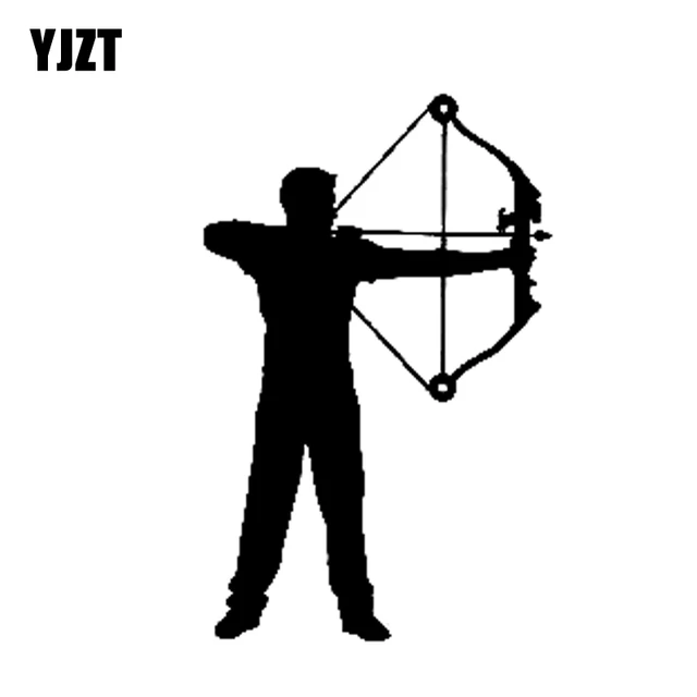Compound Bow And Arrow Decal