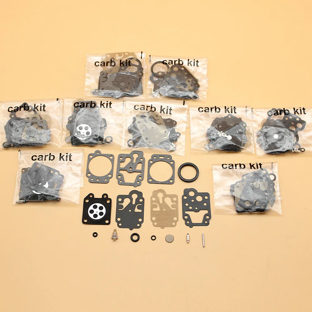 10Pcs/lot Carburetor Diaphragm Rebuild Kit Fit HONDA GX25 GX25N GX25NT ...