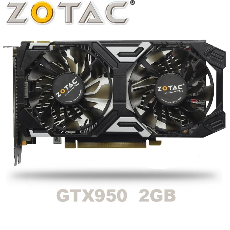 ZOTAC GTX 950 OC 2GB GT950 GTX950 2G D5 DDR5 128 Bit nVIDIA komputer ...