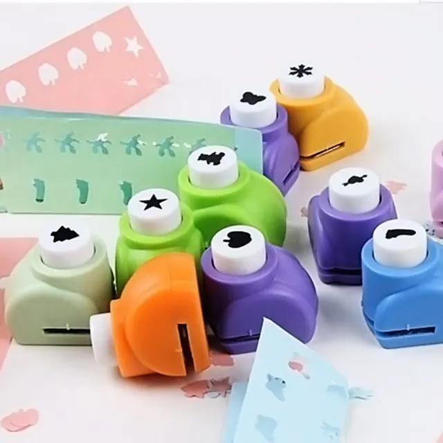 15 Shapes Cute Child Paper Craft Cutter DIY Mini Printing Hand Shaper ...