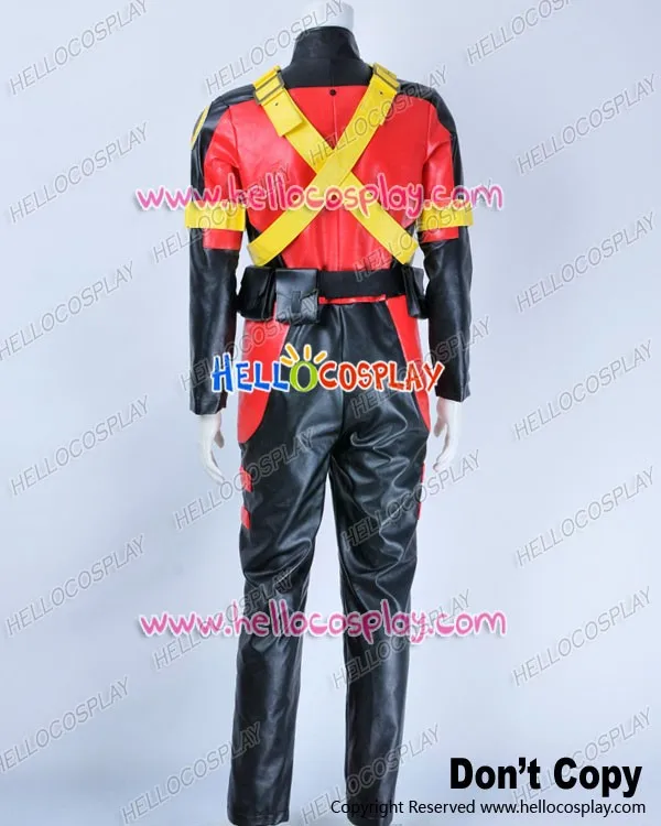 Red Robin Tim Drake Costume Young Justice Cosplay Superhero Leather ...