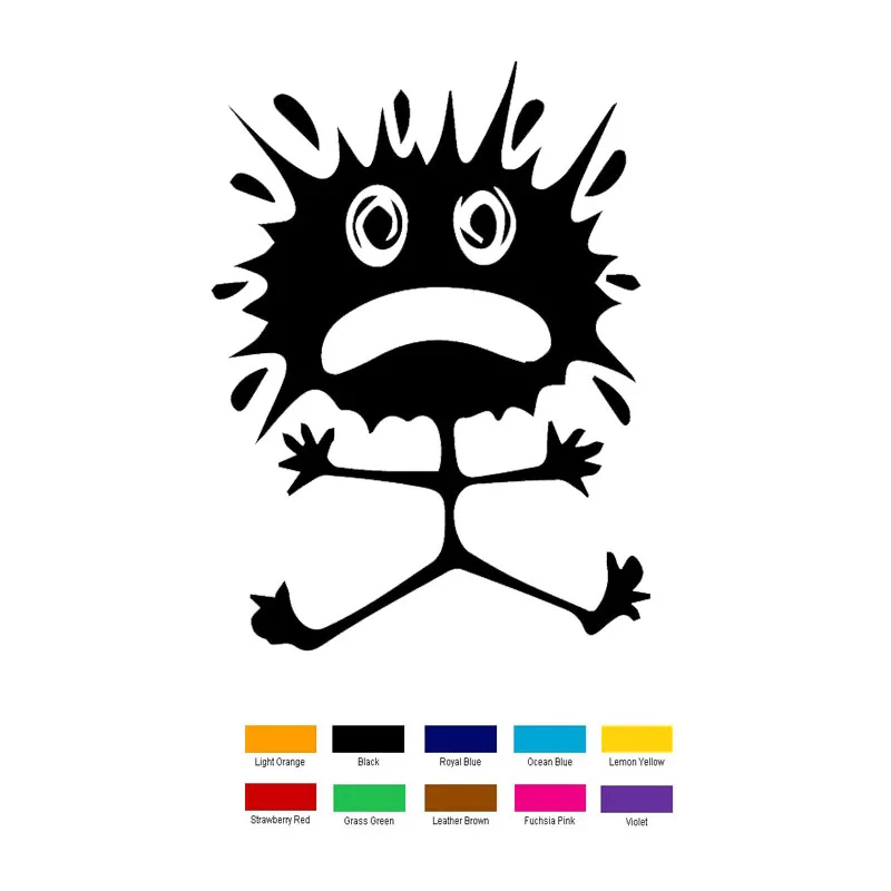 15cm x 12cm Splat Man Car Sticker For Truck Window Bumper Auto SUV Door ...