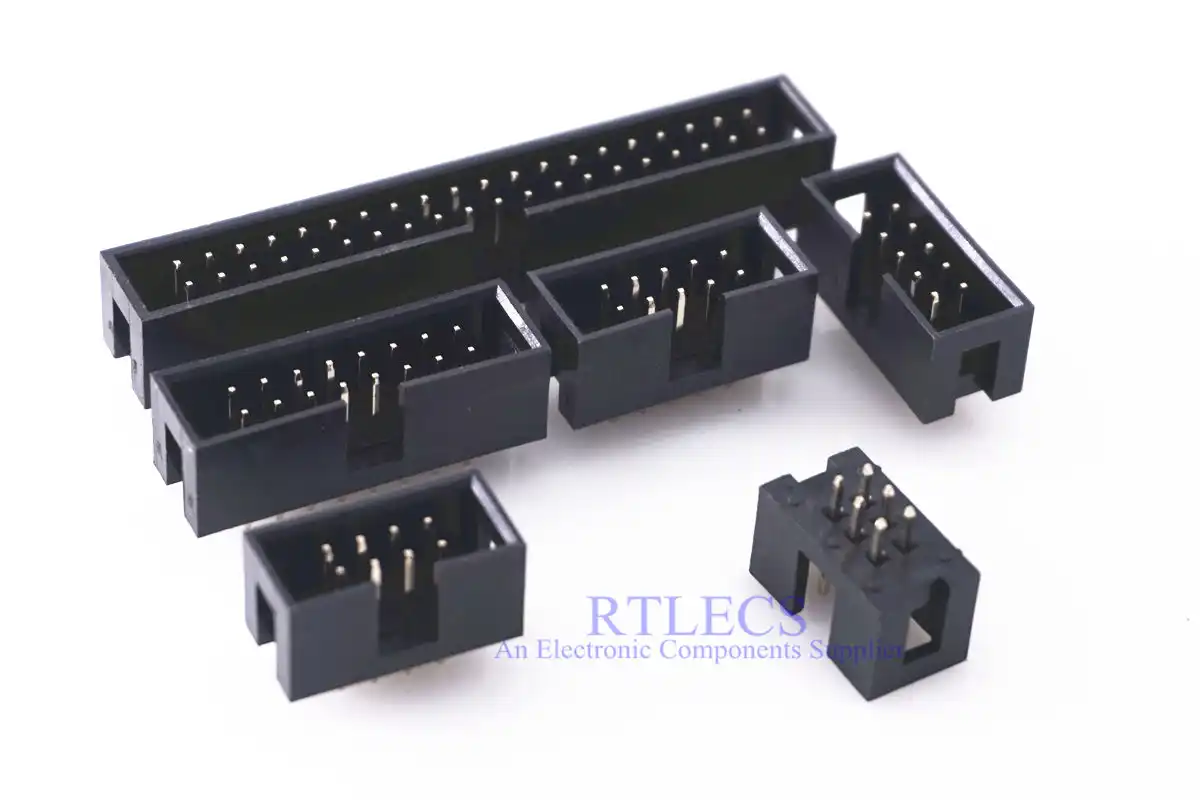 100pcs 2.54mm PCB Female Header Dual Row Pin Header SMD /SMT 4 Pin 6 8 ...