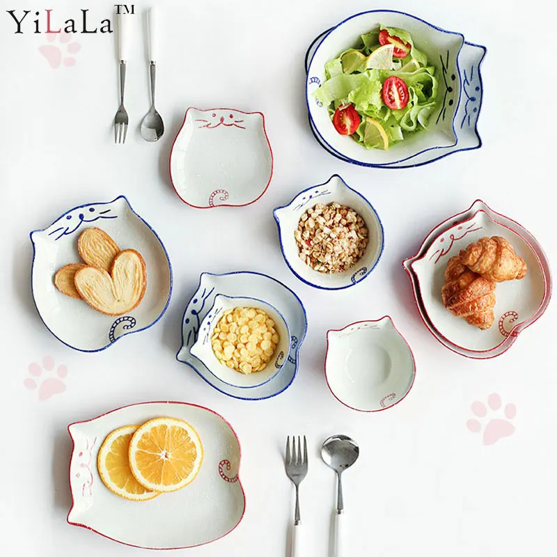 Aliexpress.com : Buy Yilala Porcelain Dishes Cute Shaped Plate Dish ...
