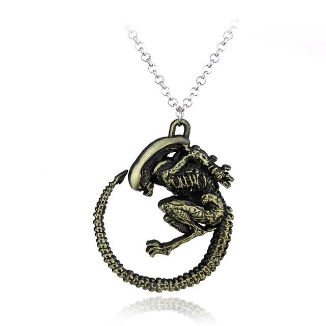 Alien Covenant Xenomorph Pendant Necklace Cub Monster Pendant Unisex ...
