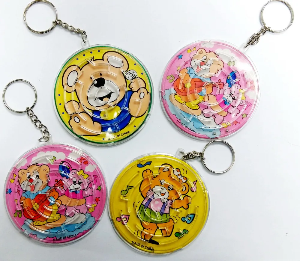 12 Key Ring Chain w/pinball Maze Game E861 Boy Favour School Gift ...