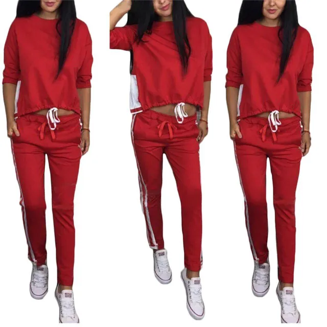 Women Jogging Sets Sports Wear for Women Gym Track Sport Suits Woman ...