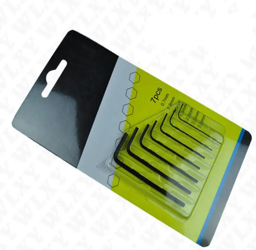 7pcs Hex Wrench Micro Mini Hexagon Allen Key Screwdriver Hand Tool Set ...