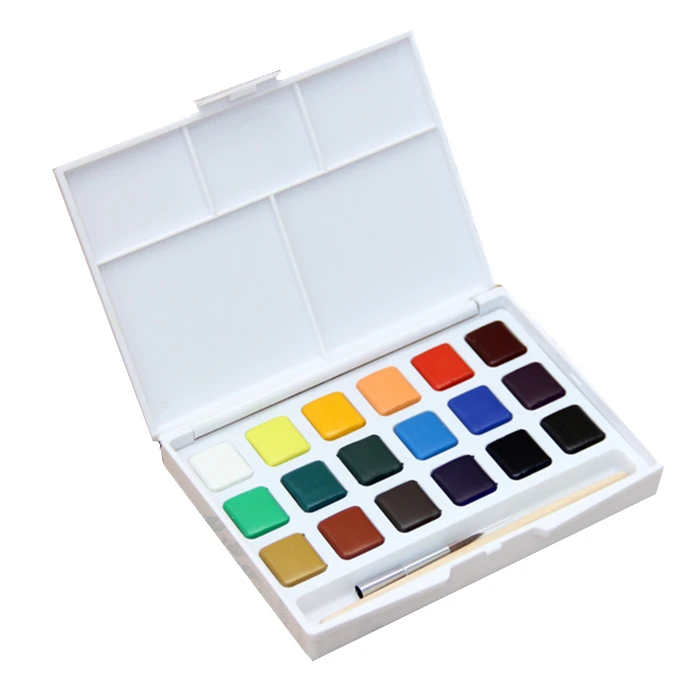 12/18 color Japanese Petit Water Color Sakura Sketch Solid Pocket Field ...