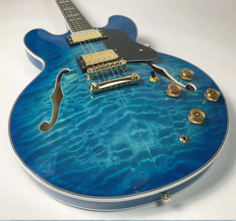 2018 starshine Custom Shop es 335 345 275 semi Hollow Cuerpo eléctrica ...