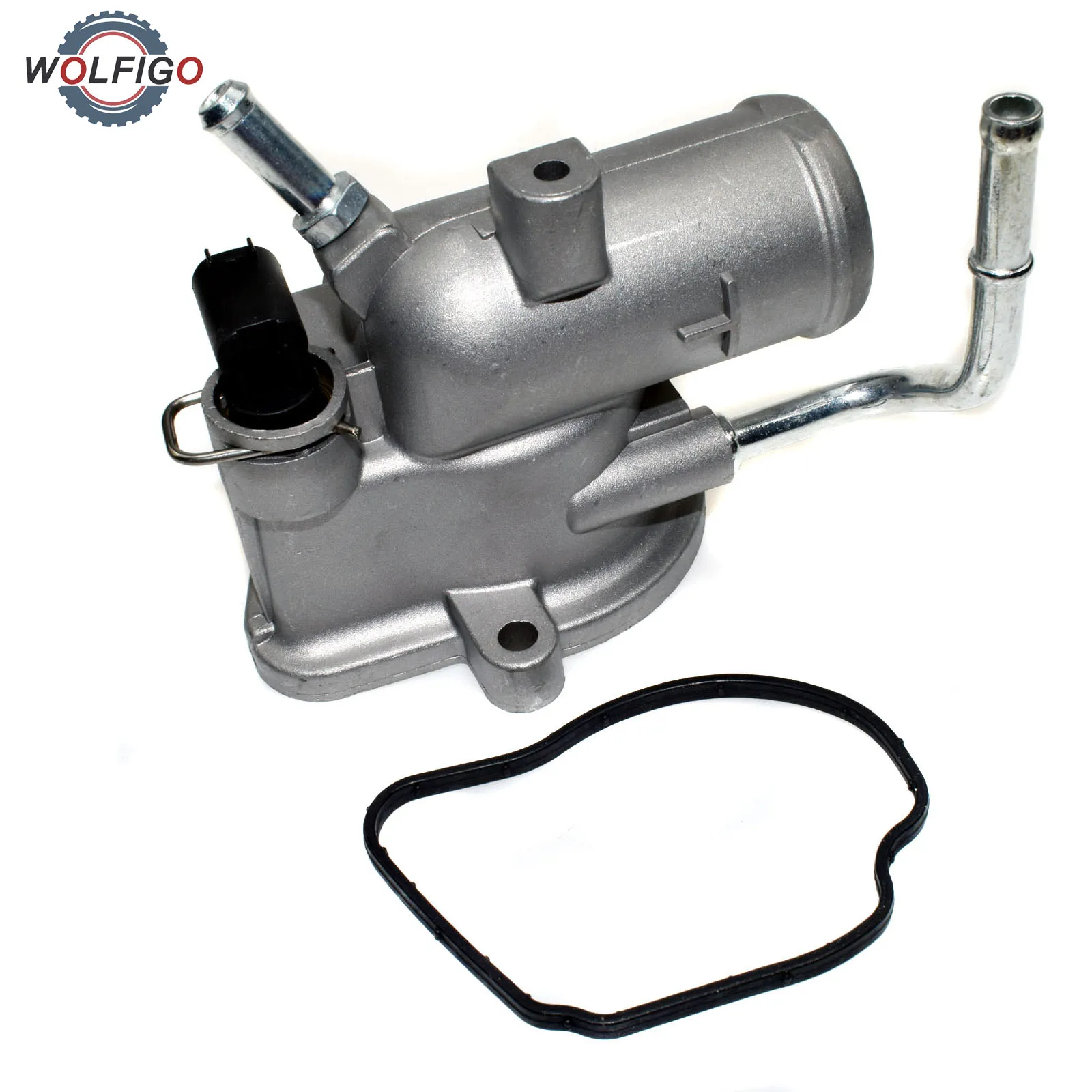 WOLFIGO Coolant Thermostat Assembly with Seal 6122000015 For Mercedes ...