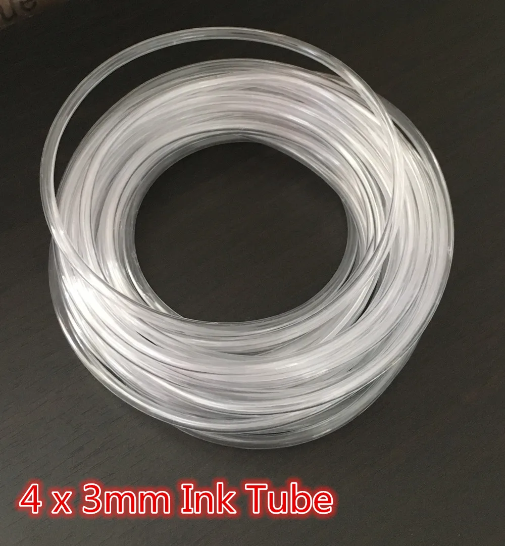10 meters 4x3mm solvent tubing for bulk ink systems Mimaki Roland Mutoh ...