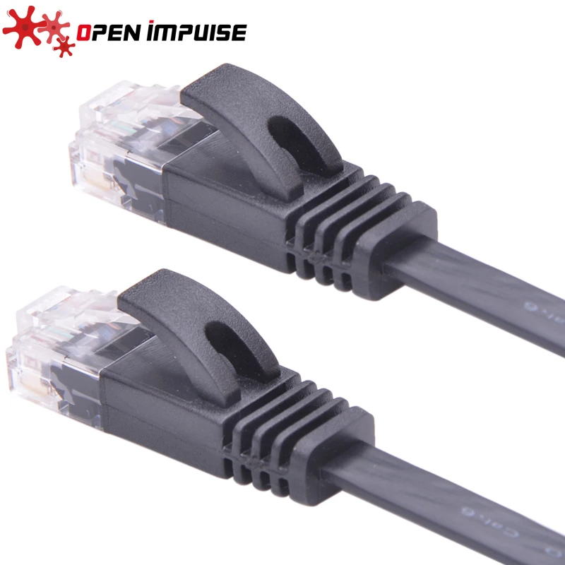 5 pieces Wholesale BC CAT6 RJ45 Cable 1m Short Ethernet Cable Slim Lan ...