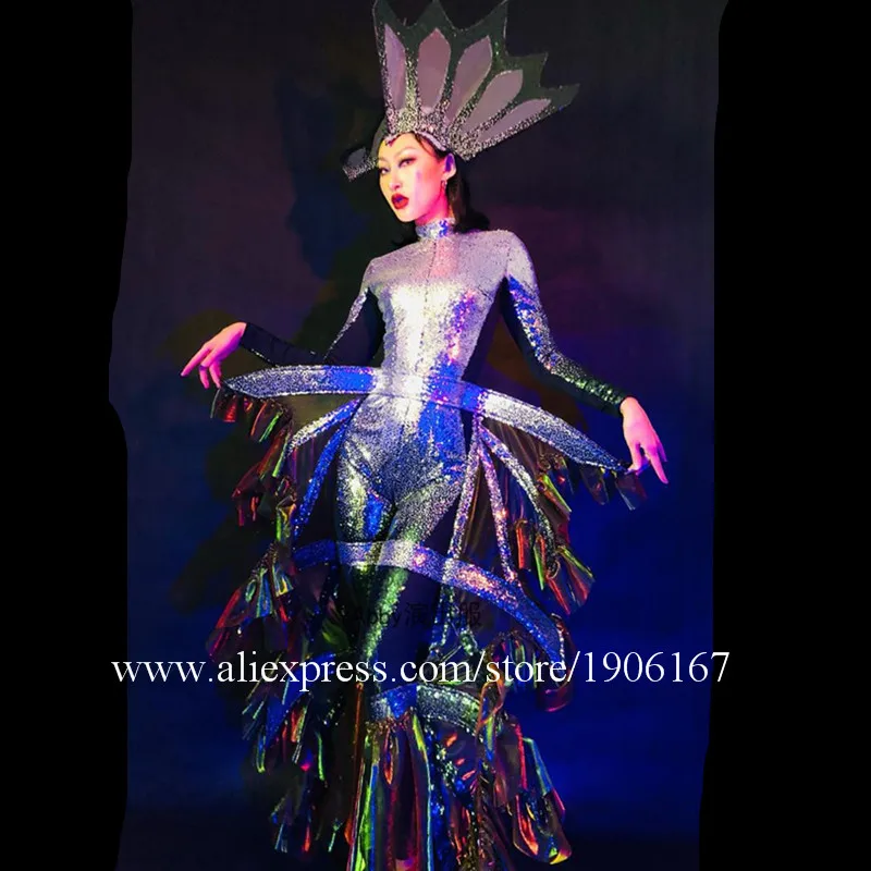 Nightclub-Bar-Fluorescent-Dragon-Clothes-Party-Halloween-Cosplay-Dress ...