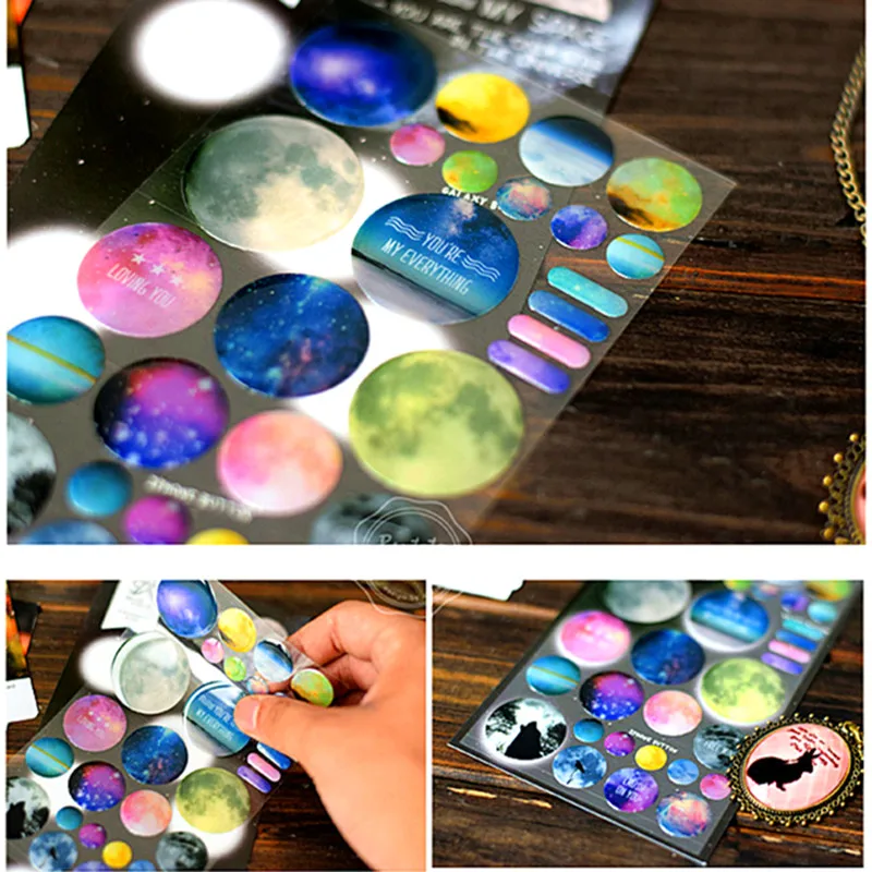 Aliexpress.com : Buy 1 Sheets WORLD STAR CRYSTAL WITH EPOXY STICKER ...