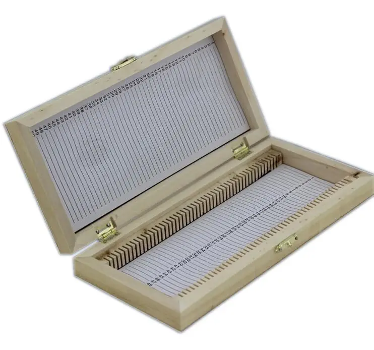Aliexpress.com : Buy Professional Microscope Slides Box Case Wooden ...