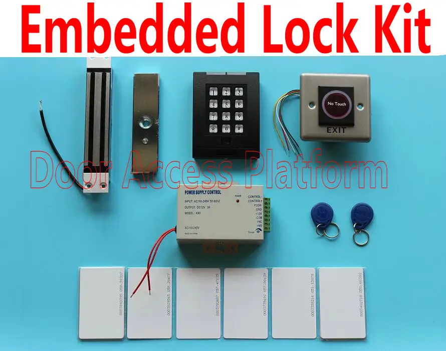 Embedded Magnetic lock+Password Code pin number keypad with 125KHz ID ...