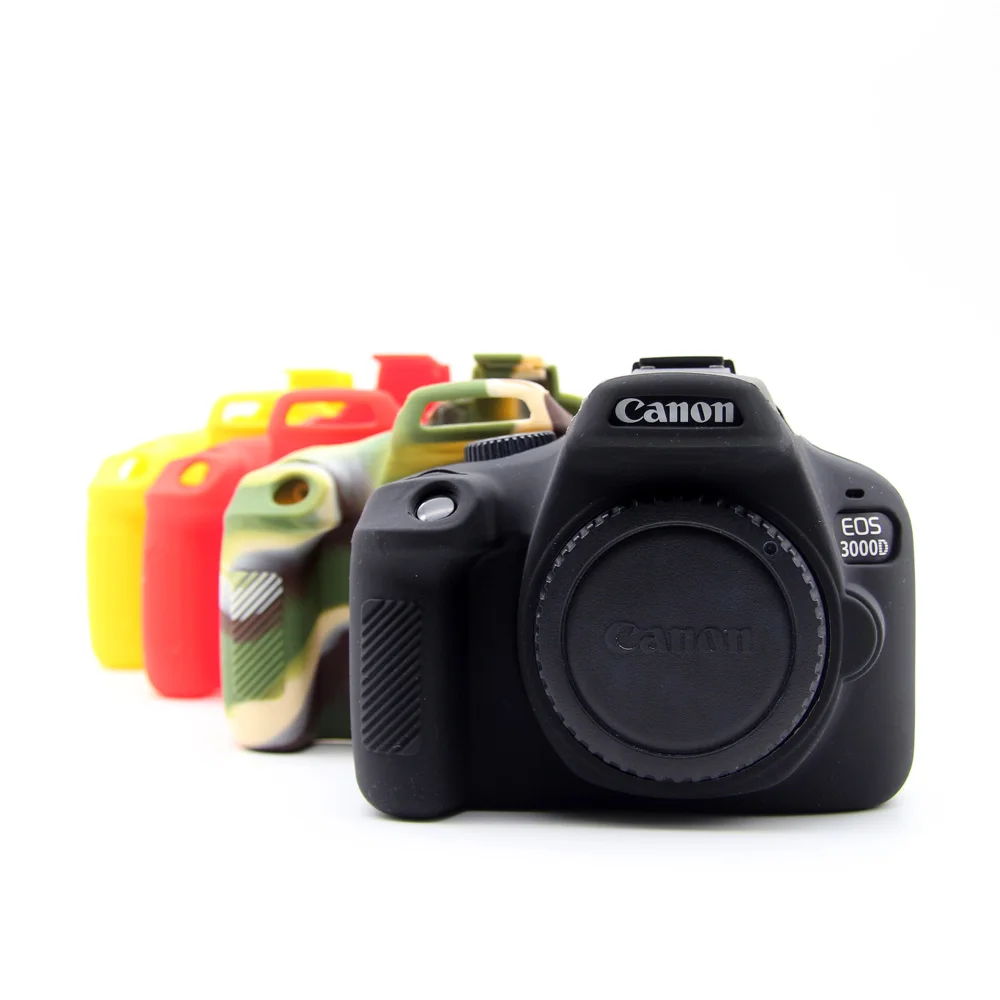 Rubber Silicon Case Body Cover Soft Protector Frame Skin for Canon EOS ...
